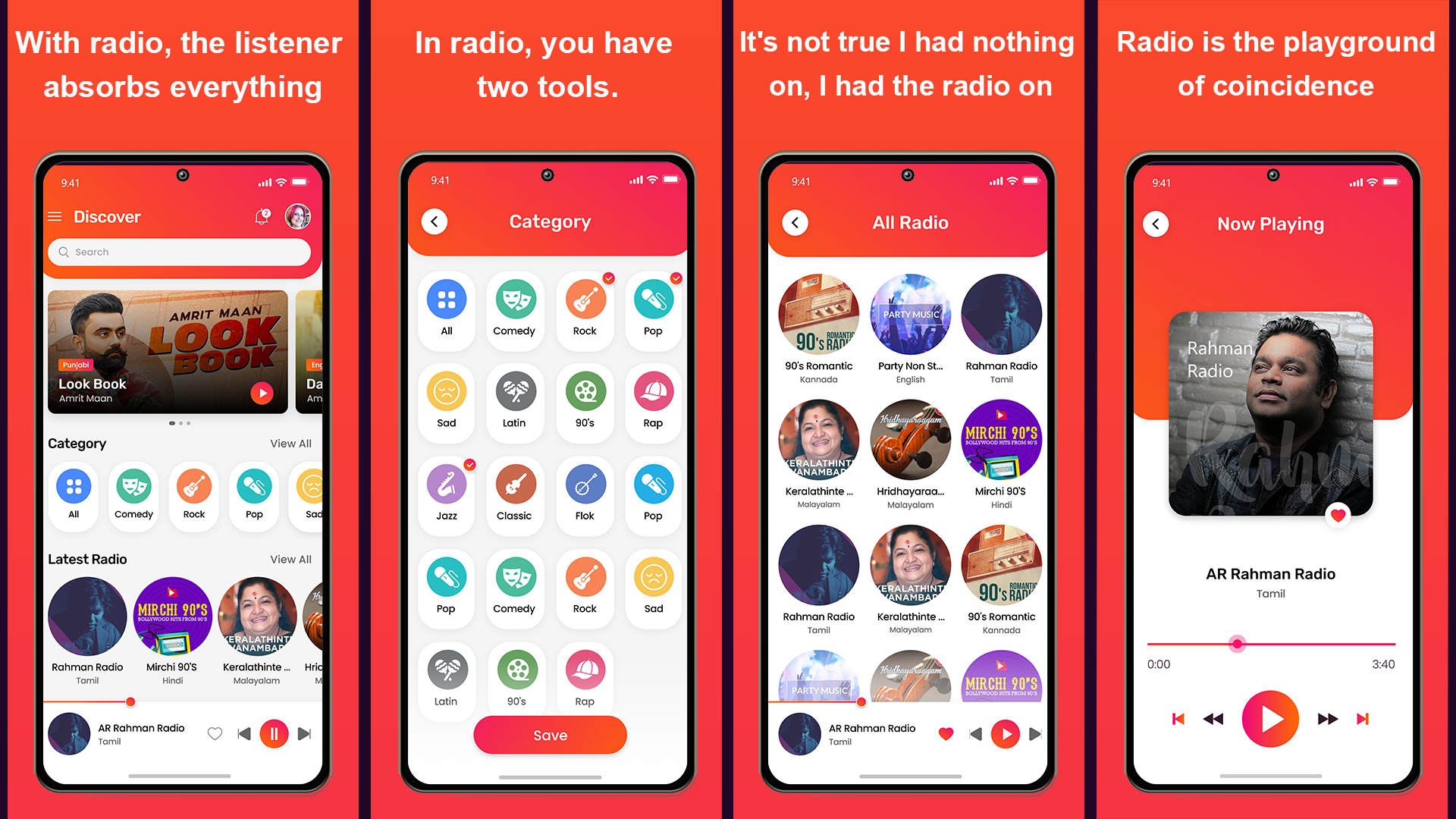 DTRadio - Online Radio flutter (iOS - Android) full application with admin panel by DivineTechs